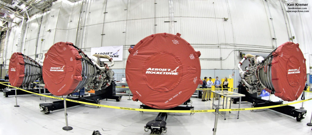 1st RS-25 Engine Attached to NASA Artemis 1 SLS Core Stage – Space UpClose