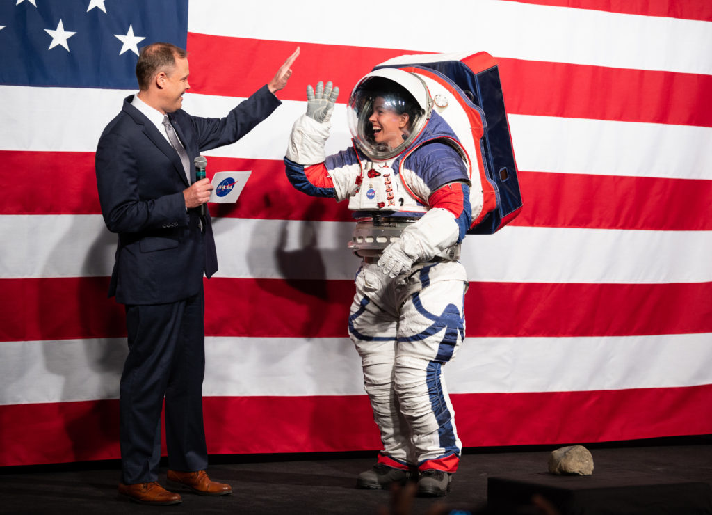 NASA Unveils Artemis Generation Spacesuits for Moon Journey and South Pole Landing – Space UpClose
