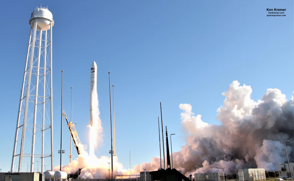 Astronauts Grapple Commercial Cygnus Cargo Freighter upon ISS Arrival ...