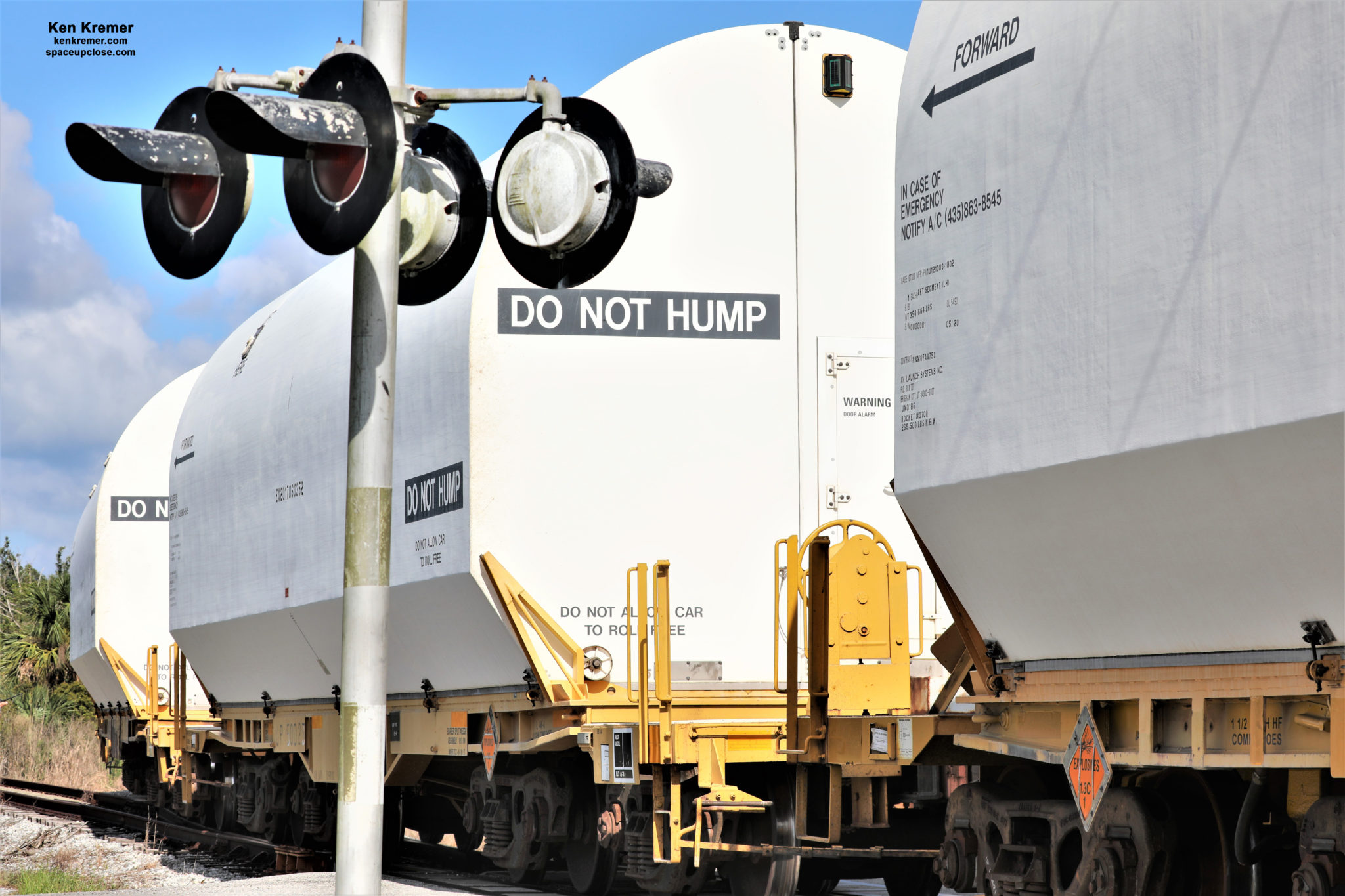 Powerful Solid Rocket Booster Segments for NASA SLS Artemis 1 Moon ...
