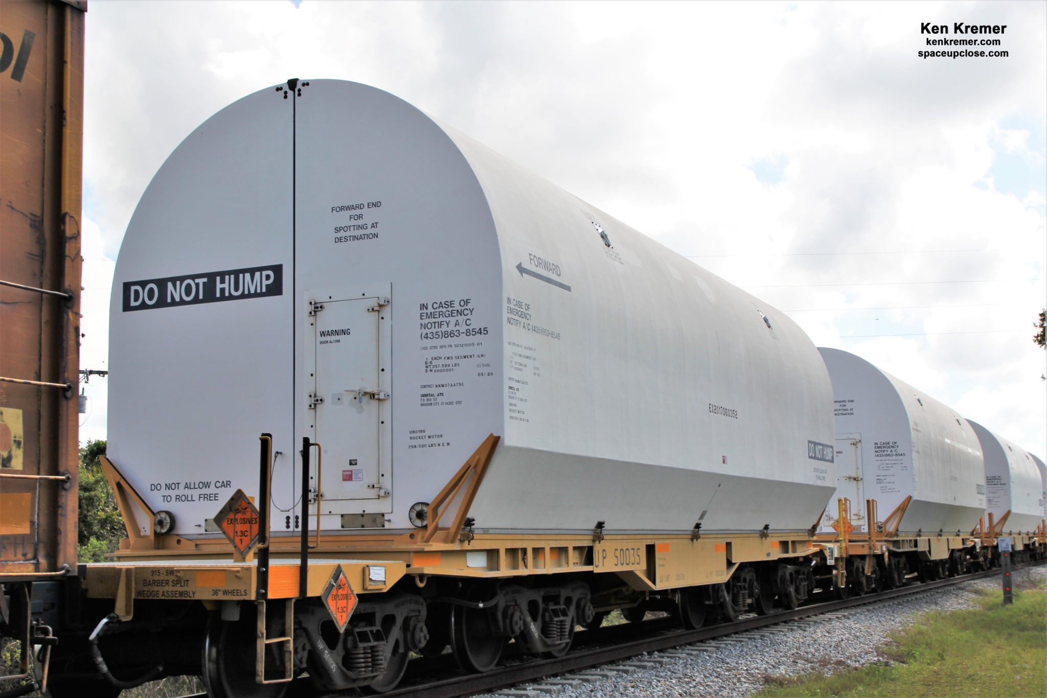Powerful Solid Rocket Booster Segments for NASA SLS Artemis 1 Moon ...