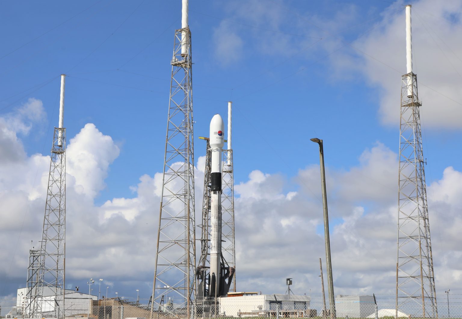 SpaceX Falcon 9 Set for Blastoff with Anasis-II for South Korean ...