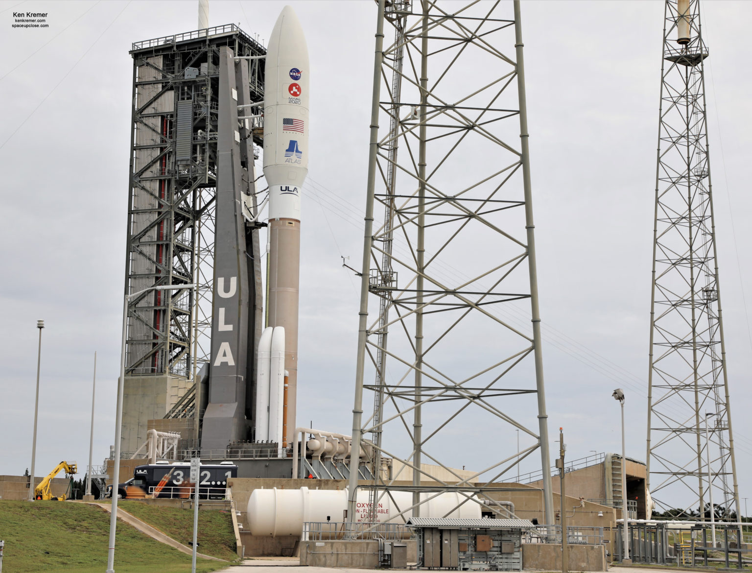 ULA Atlas V Rocket Poised for Liftoff July 30 with NASA’s Red Planet ...