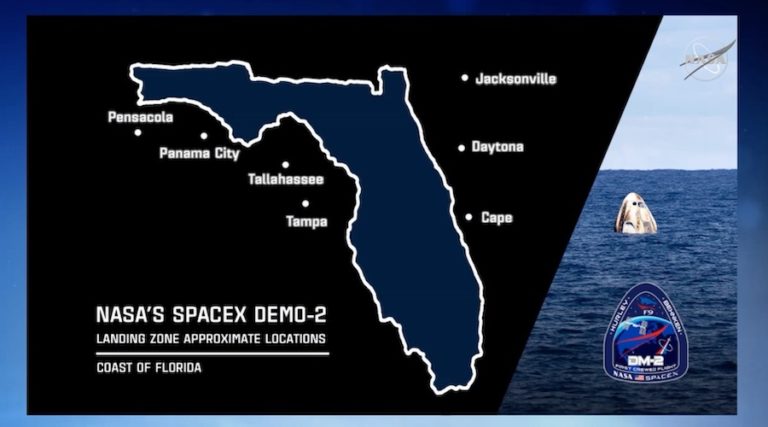 Nasa Astronauts Splash Down Safely On Historic 1st Spacex Crew Dragon