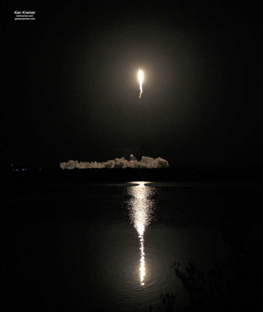 SpaceX Beautiful Overnight Launch Sends Starlink Satellites to Orbit ...