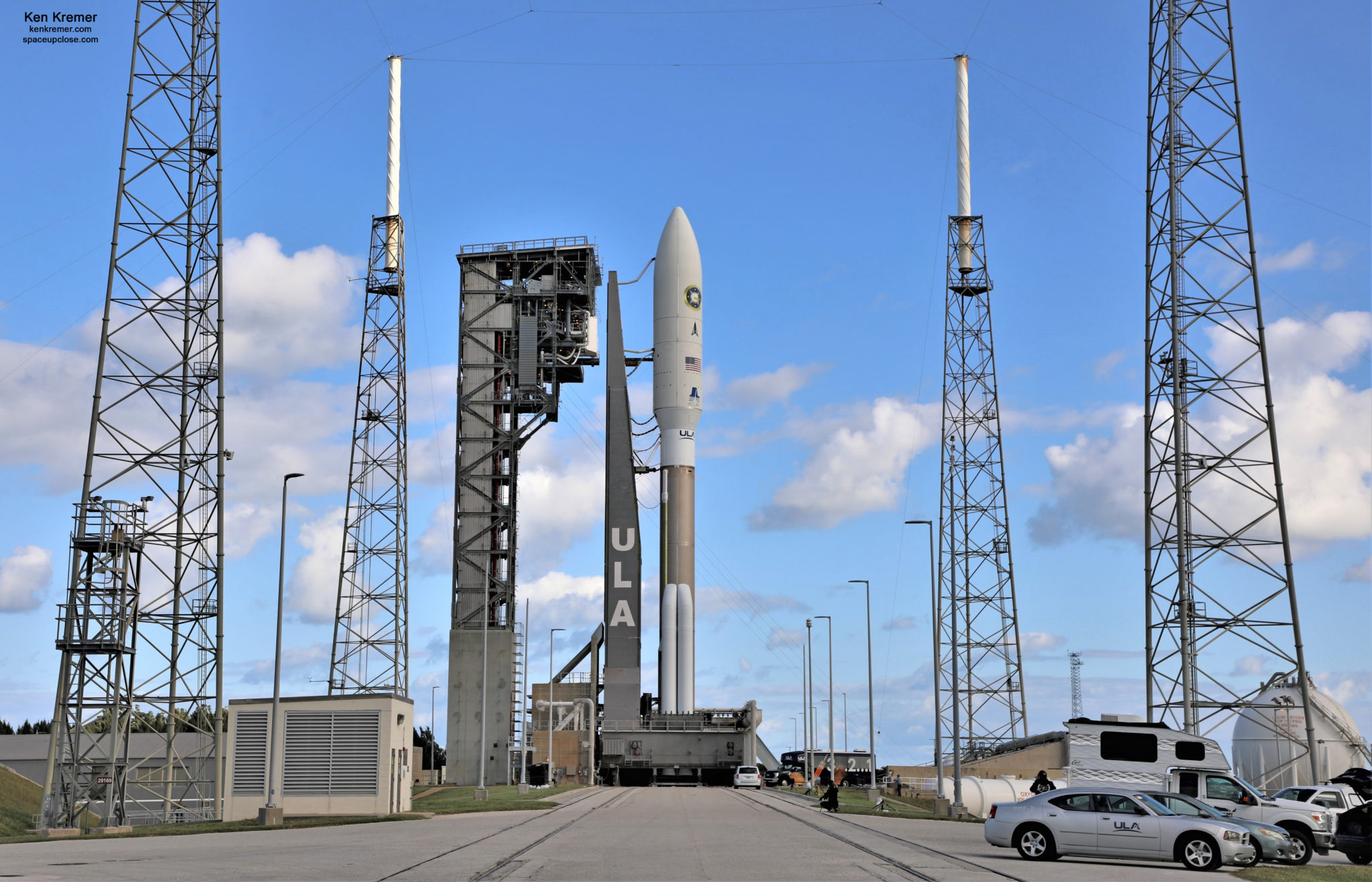 ULA Atlas V Launches NRO National Security SpySat at Sunset with New ...