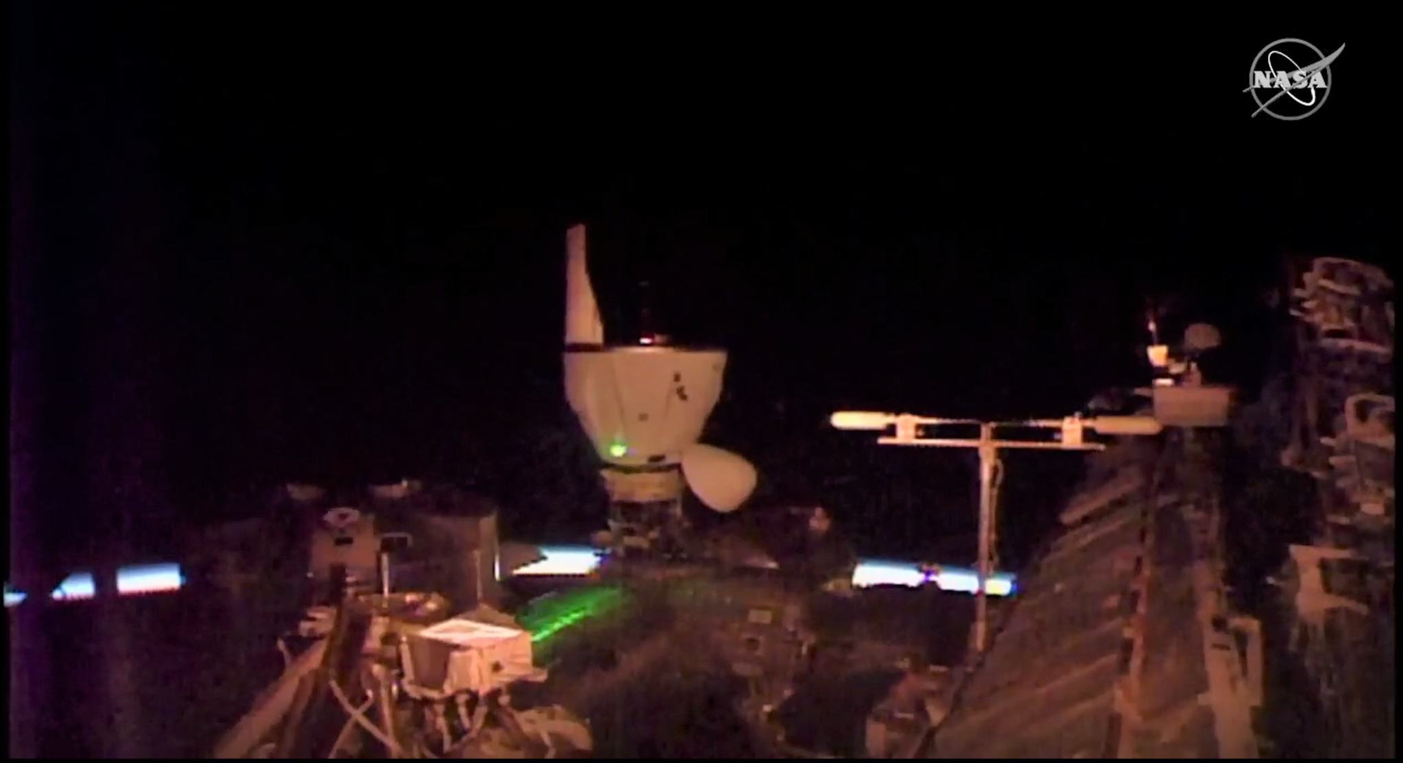 1st Next Generation Cargo Dragon Docks at International Space Station ...