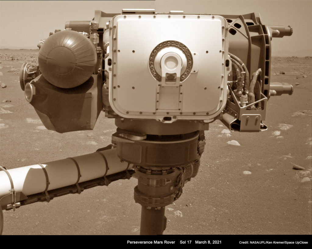 NASA’s Perseverance Rover Flexes Robotic Arm Held High on Mars 1st Time ...