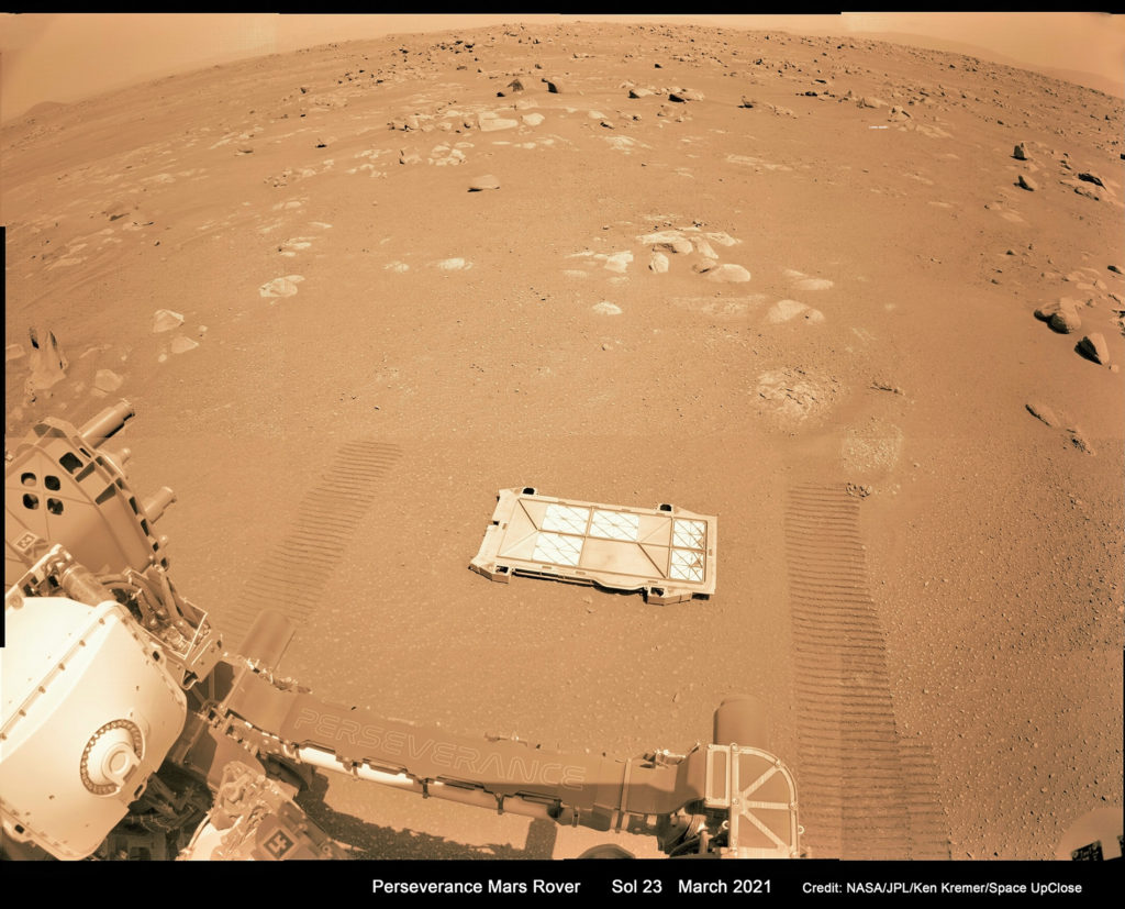 Perseverance Rover Drops Belly Pan Protective Cover from Sample Caching ...