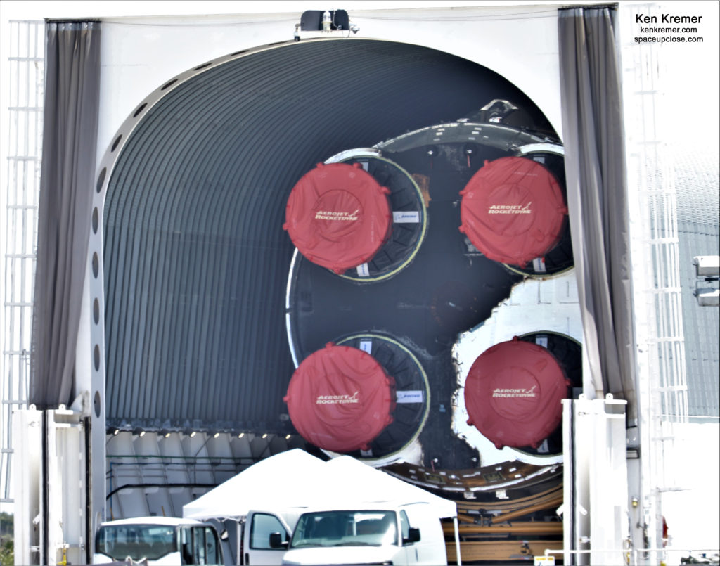 NASA’s 1st SLS Core Stage Arrives by Barge at Kennedy Space Center ...