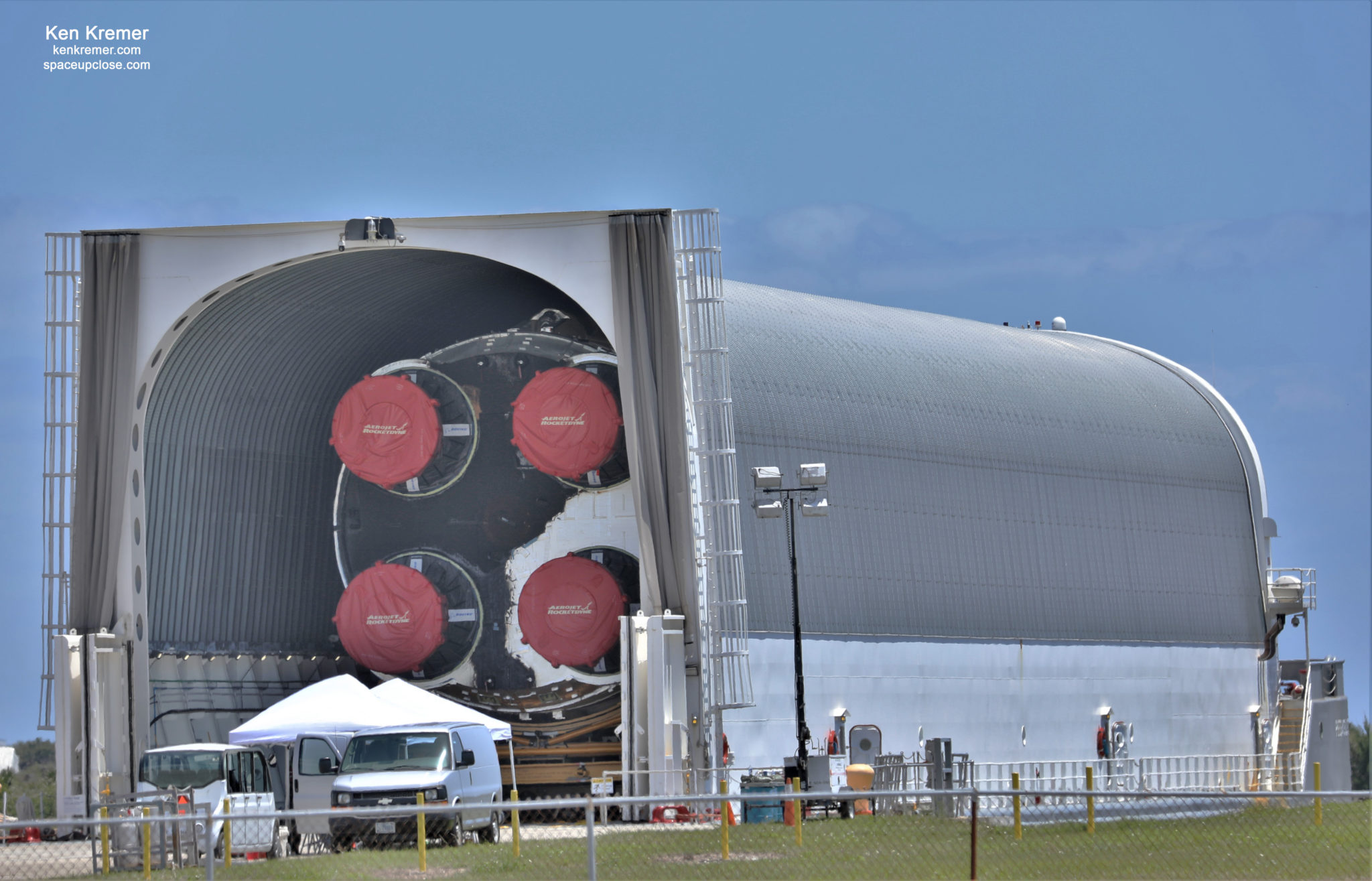 NASA’s 1st SLS Core Stage Arrives by Barge at Kennedy Space Center ...