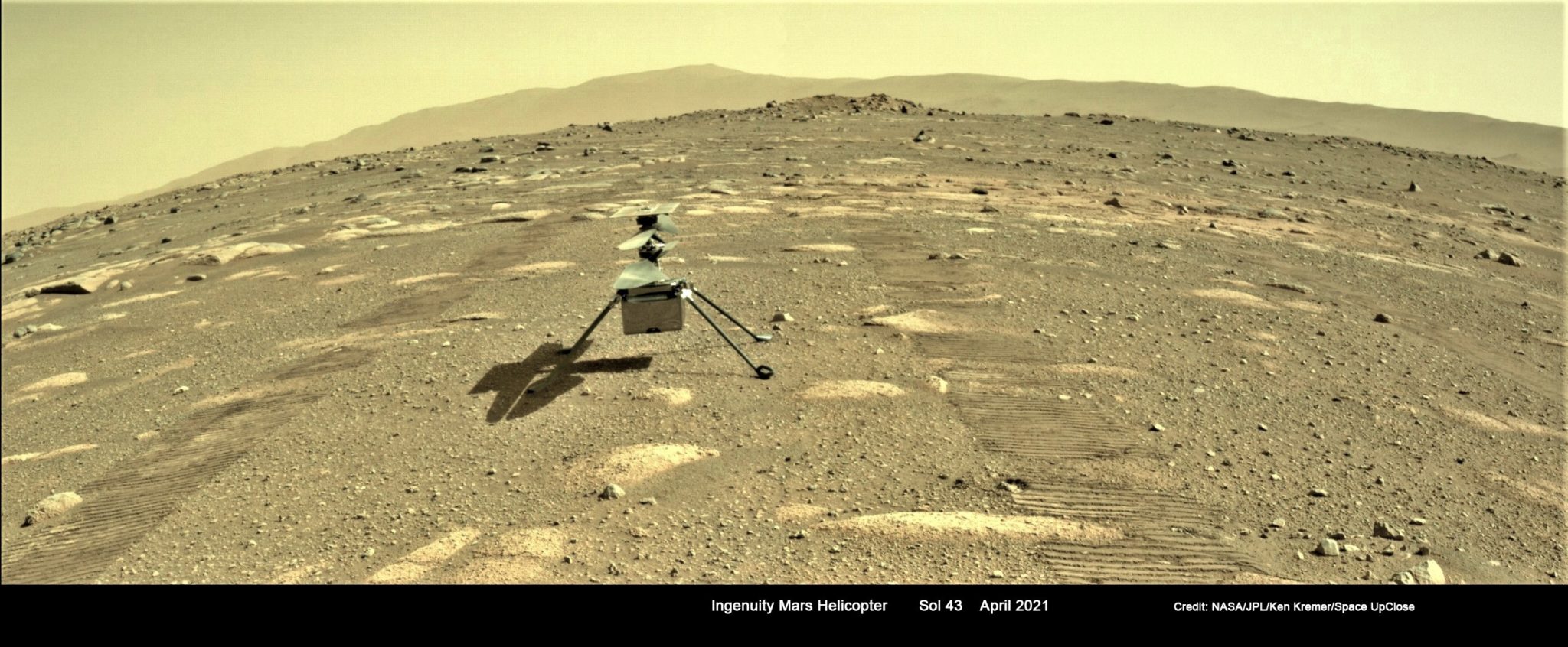 NASA’s Ingenuity Mars Chopper Snaps Amazing Aerial Image of ...