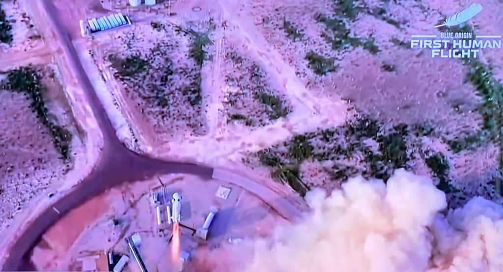 Billionaire Jeff Bezos and Crew Soar to the Edge of Space on Historic ...