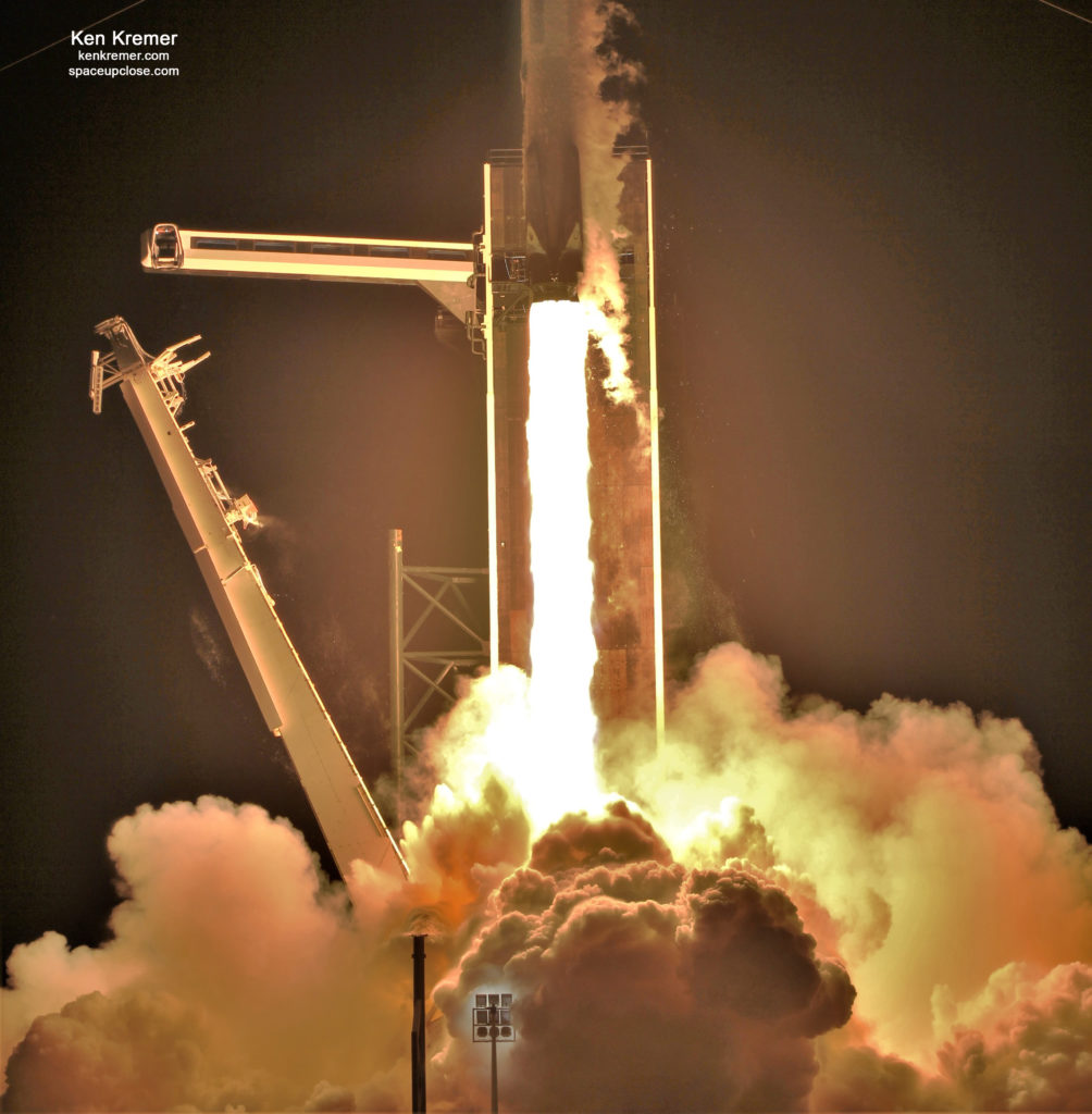 Up Close with Inspiration4 Falcon 9 Rocket and Crew Dragon Prelaunch on ...