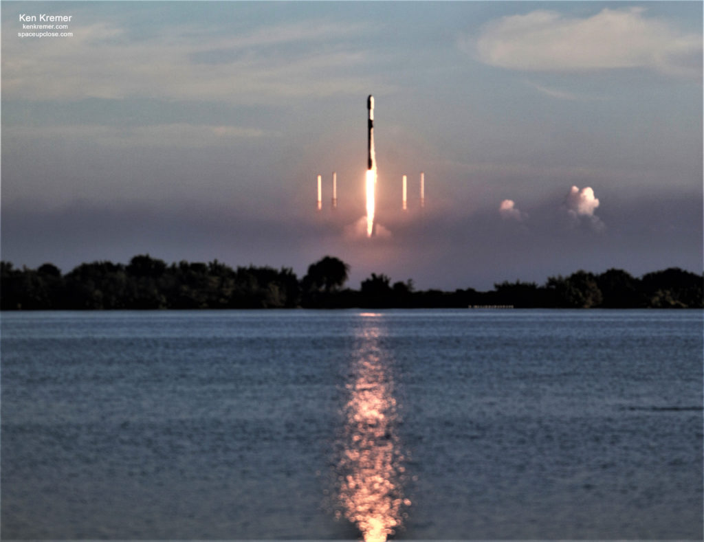 SpaceX Falcon 9 Pierces Dense Saturday Morning Fog to Deliver Starlink ...