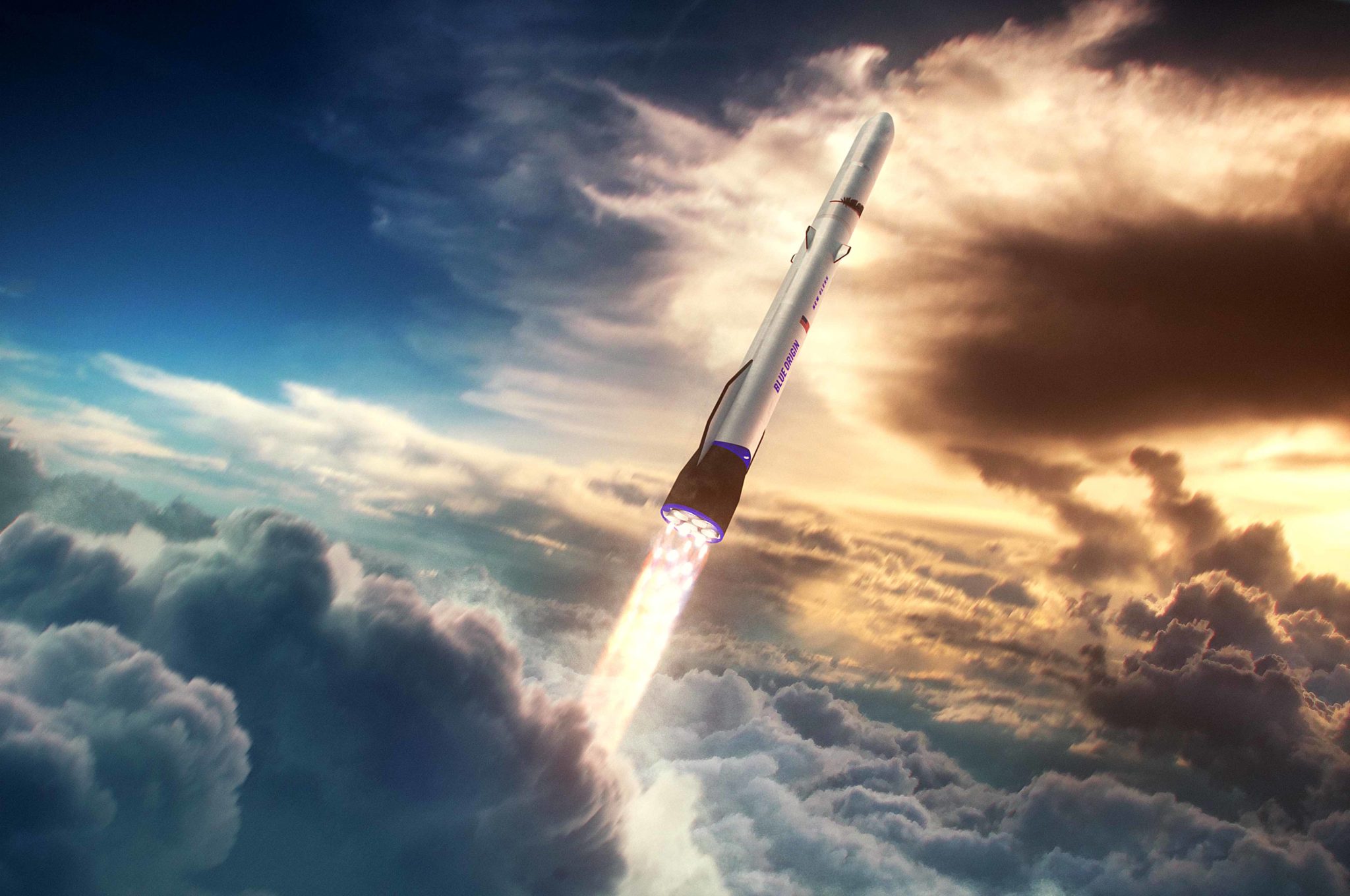 Blue Origin New Glenn Rocket Pathfinder Rolls To Launch Complex 36