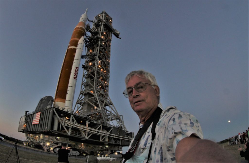 Maiden NASA SLS Mega Moon Rocket Rolls out to KSC Launch Pad for ...