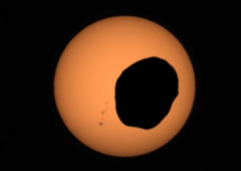 NASA’s Perseverance Captures Dramatic Video of Phobos Solar Eclipse on Mars – Space UpClose