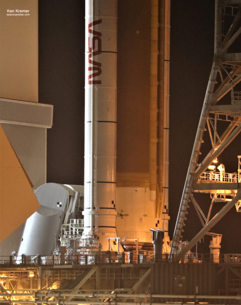 Repairs in Progress for Next Fueling Test after NASA SLS Moon Rocket ...