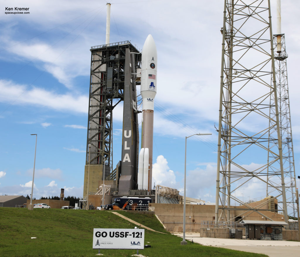 ULA Atlas V Carrying Experimental Missile Warning Satellite to Orbit ...