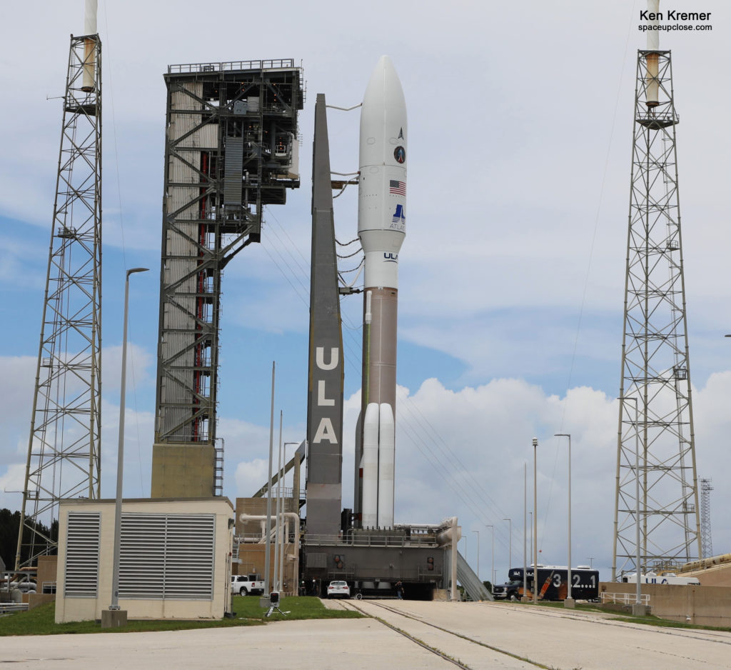 ULA Atlas V Carrying Experimental Missile Warning Satellite to Orbit ...