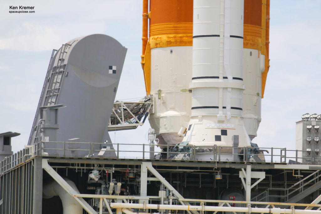 NASA Artemis 1 Moon Rocket and Record Setting SpaceX Falcon 9 Rocket ...