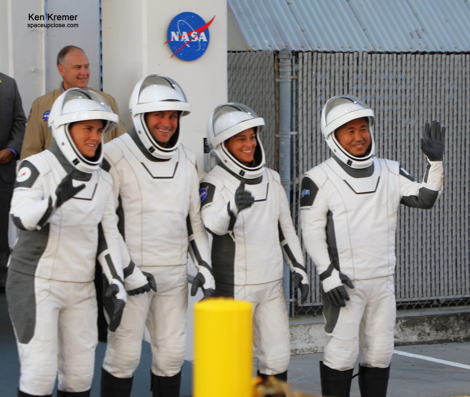 US-Russian-Japanese Crew Blastoff from Florida to Space Station on NASA ...