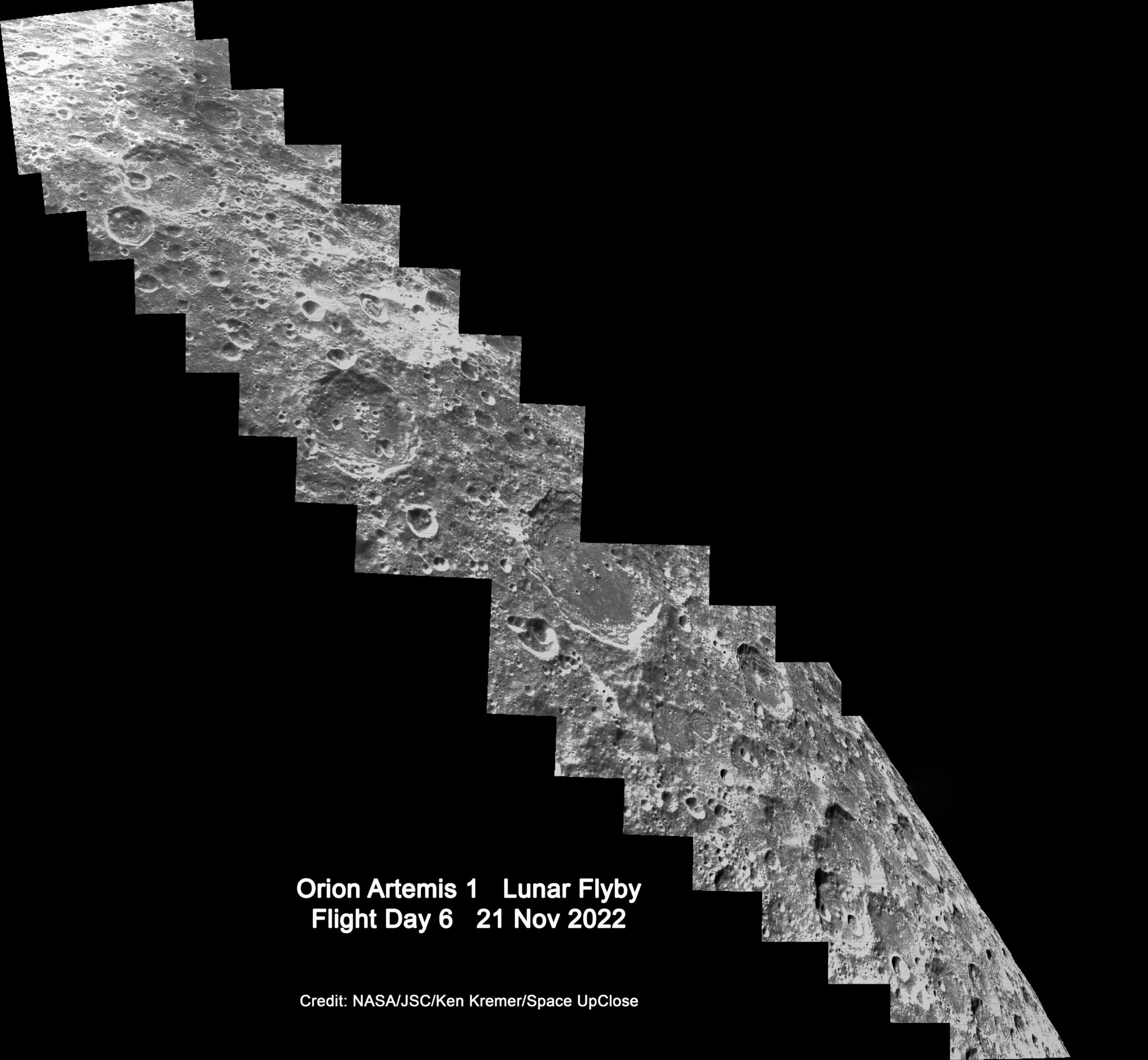 Orion Capsule Captures Stunning Imagery of Tortured Lunar Surface ...