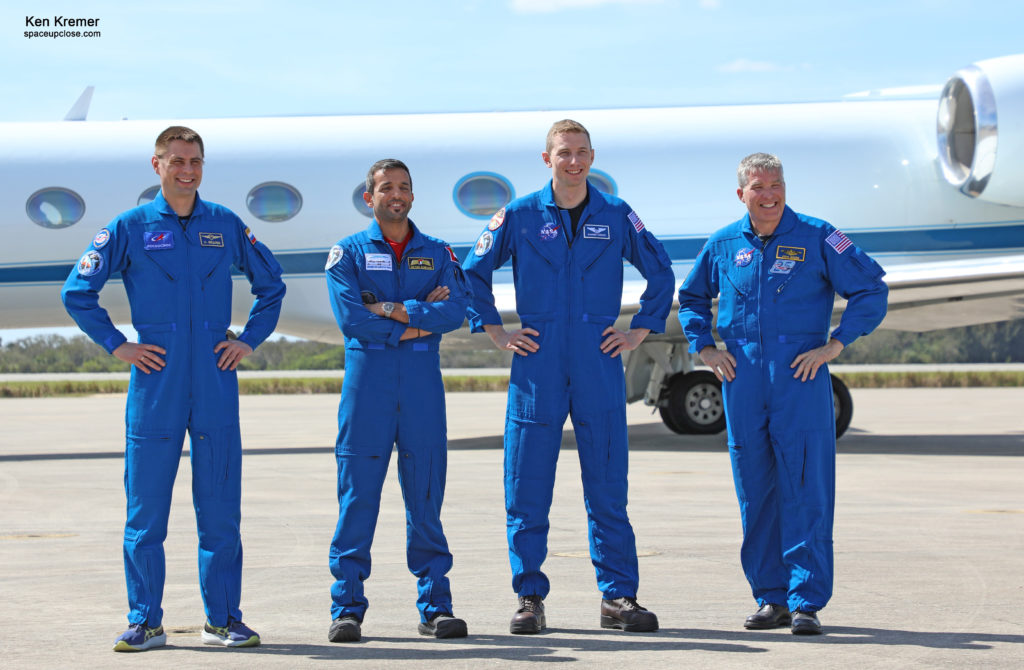 NASA SpaceX Multinational Crew-6 Quartet Ready for Falcon 9 Launch to ...